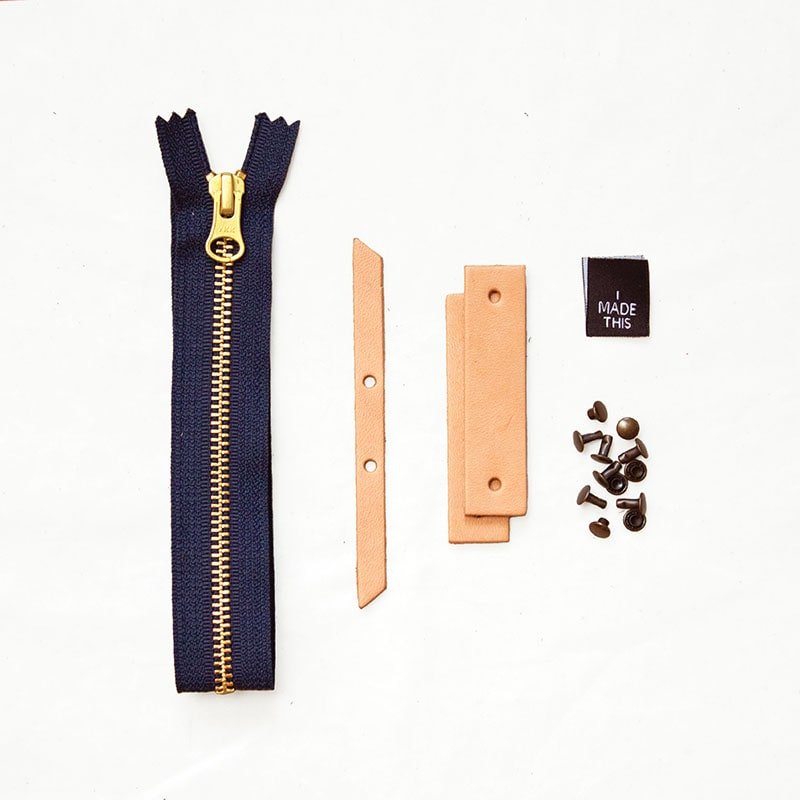 Woodland - Tan Leather + Hardware Kit | Klum House Bag Making